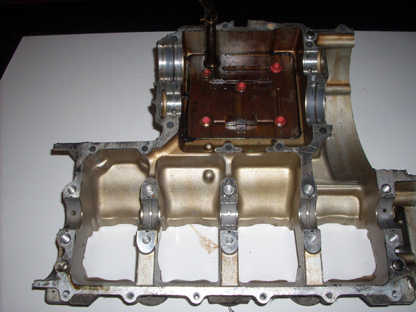 Kawasaki ZX9R 99 C2,CASE MOTEUR haut ,top ½ engine casing, ENGINE CASE ...